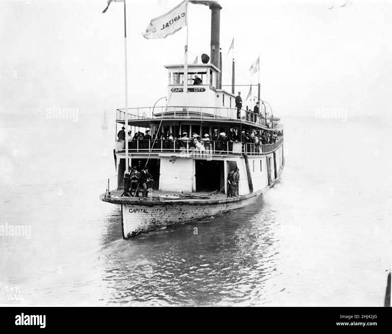 Sternwheel steamer CAPITAL CITY, ca 1904 Stock Photo - Alamy