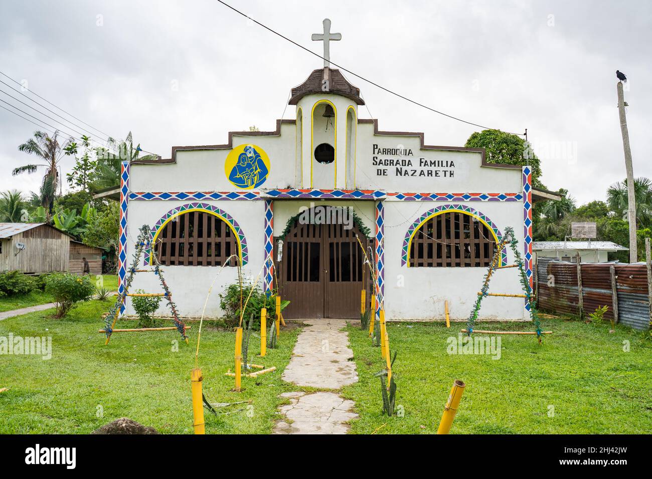 At Indigenous community of Nazareth, Leticia, amazonia, colombia ...