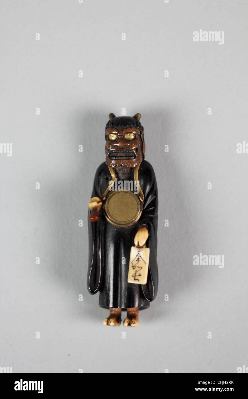 Netsuke of Demon late 18th century Japan. Netsuke of Demon. Japan. late ...