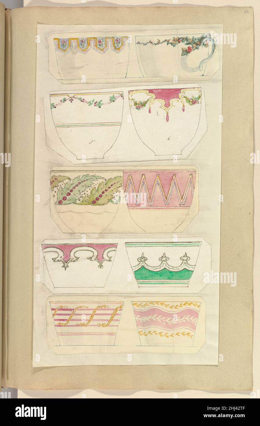 Ten Designs for Decorated Cups 1845–55 Alfred Henry Forrester [Alfred ...