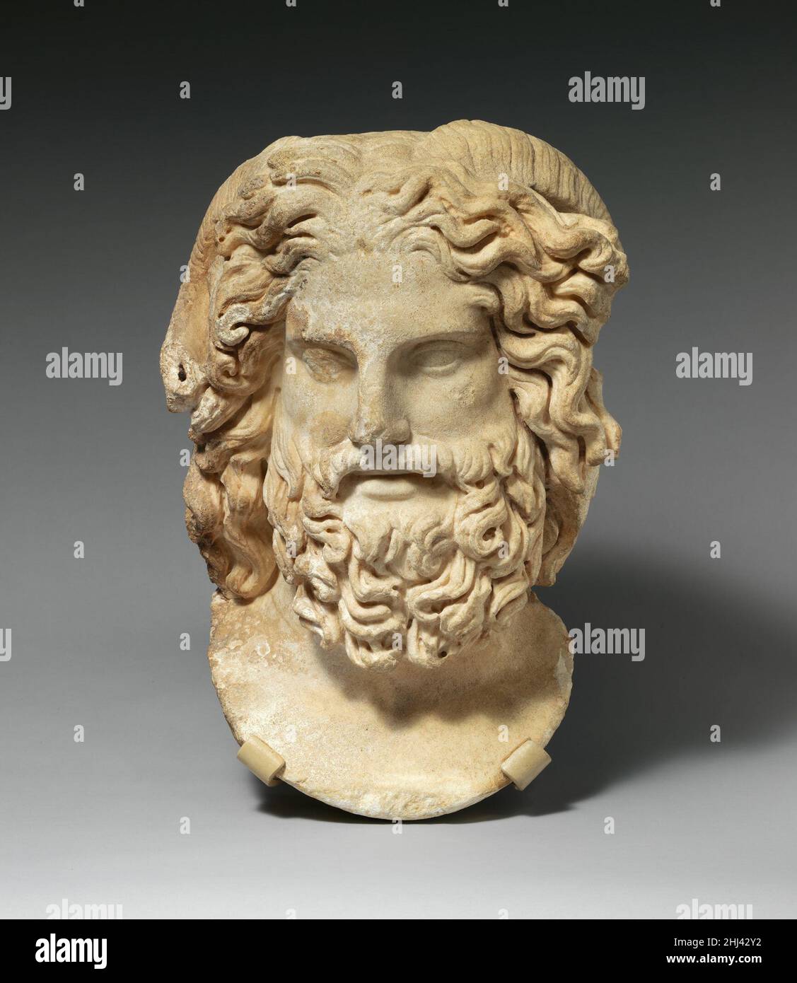 Marble head of Zeus Ammon ca. A.D. 120–160 Roman Zeus Ammon’s sanctuary ...