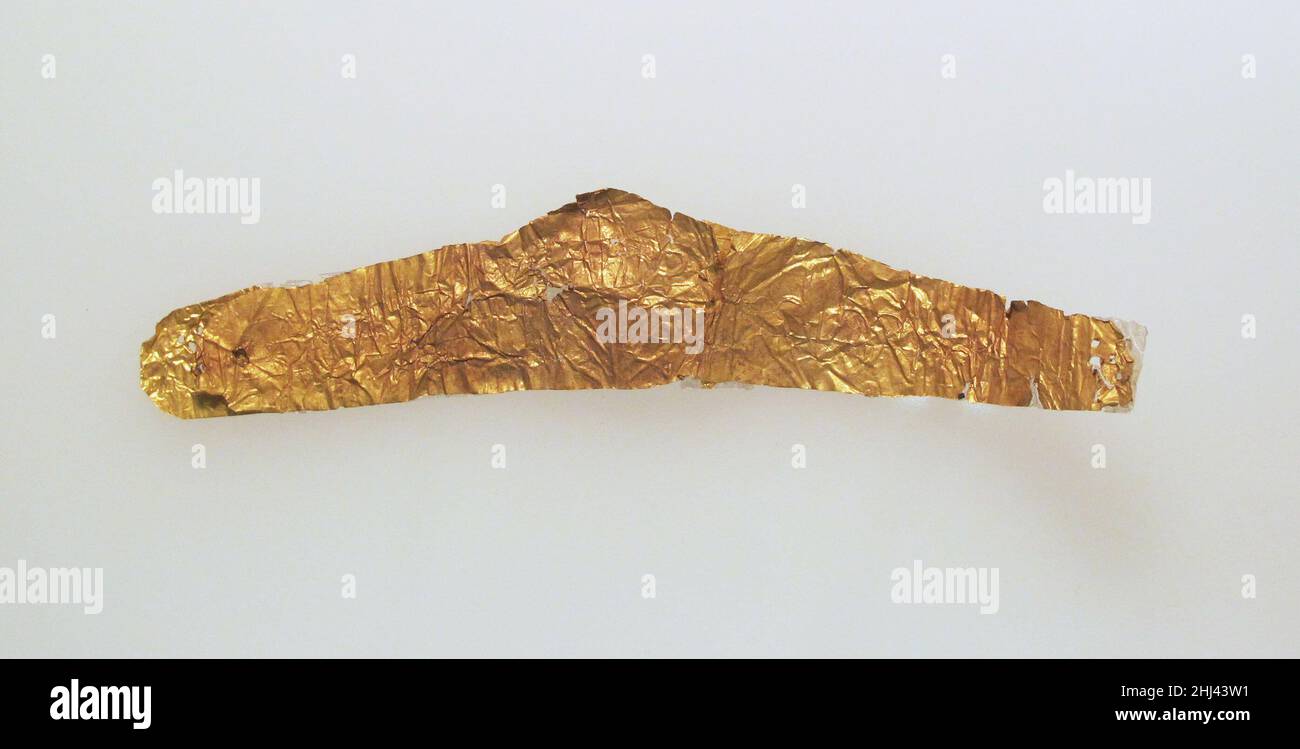 Frontlet of gold leaf. Frontlet of gold leaf 242985 Stock Photo - Alamy