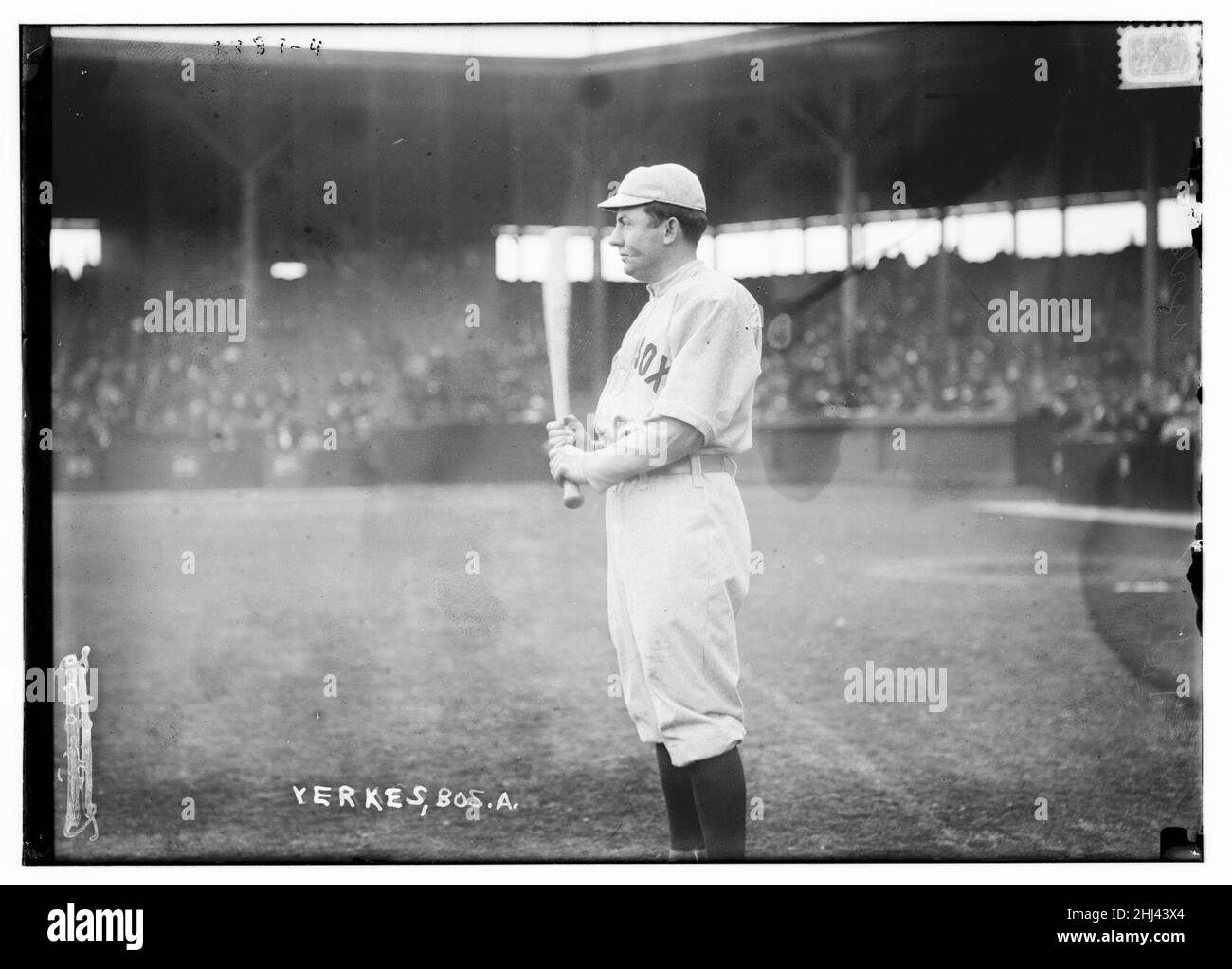 Steve Yerkes, Boston AL (baseball Stock Photo - Alamy