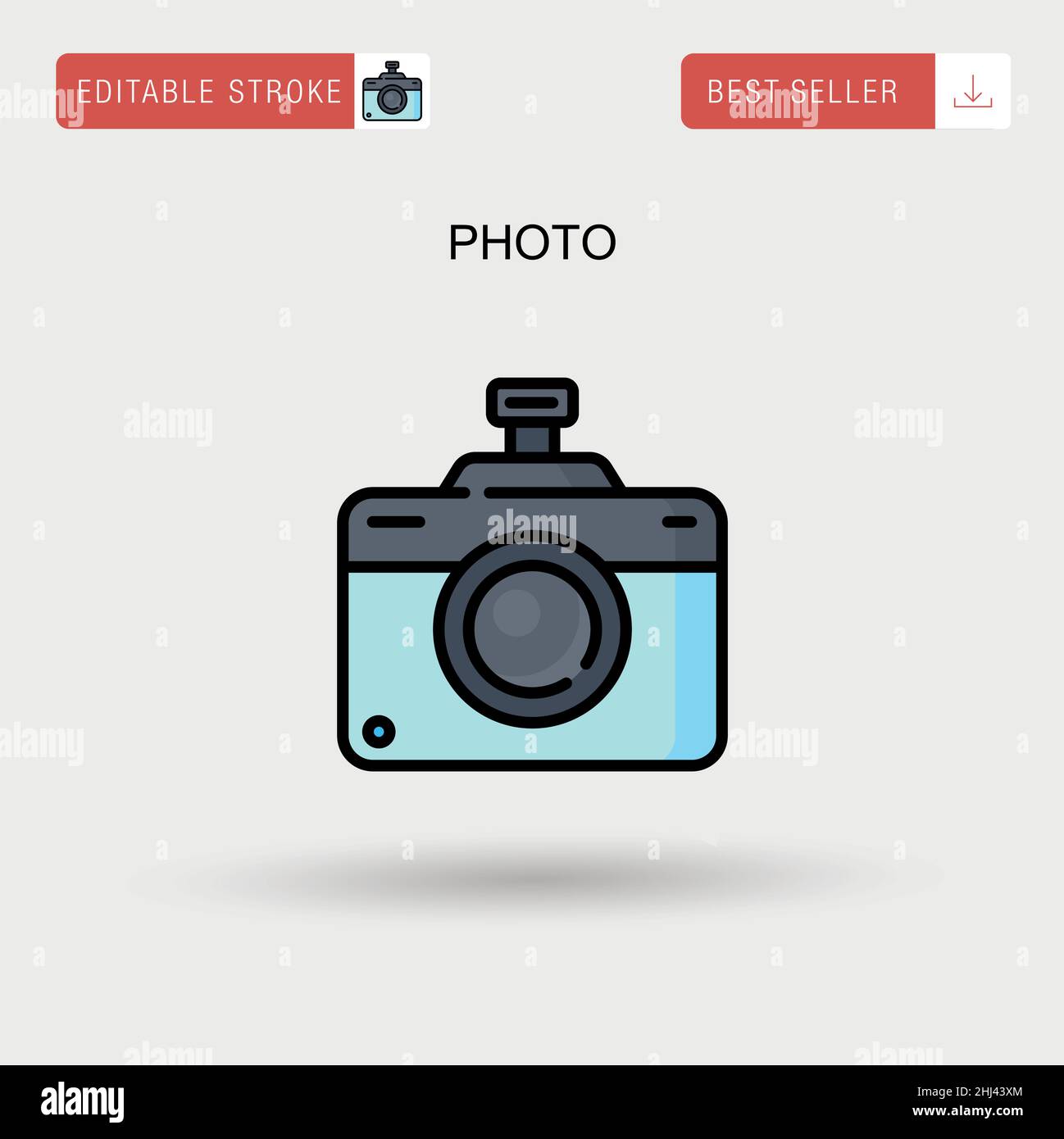 Photo Simple vector icon Stock Vector Image & Art - Alamy