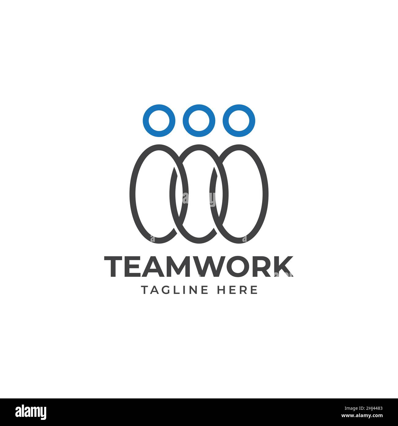 Team work logo hi-res stock photography and images - Alamy