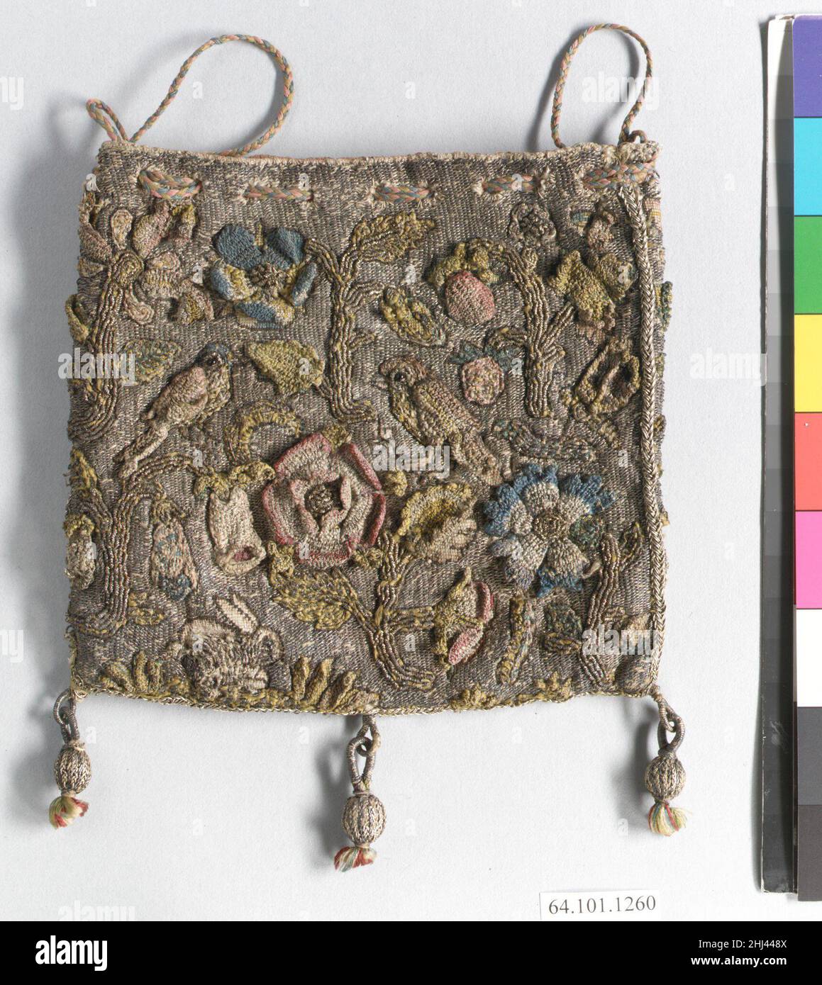 Purse first quarter 17th century British. Purse 228963 Stock Photo - Alamy