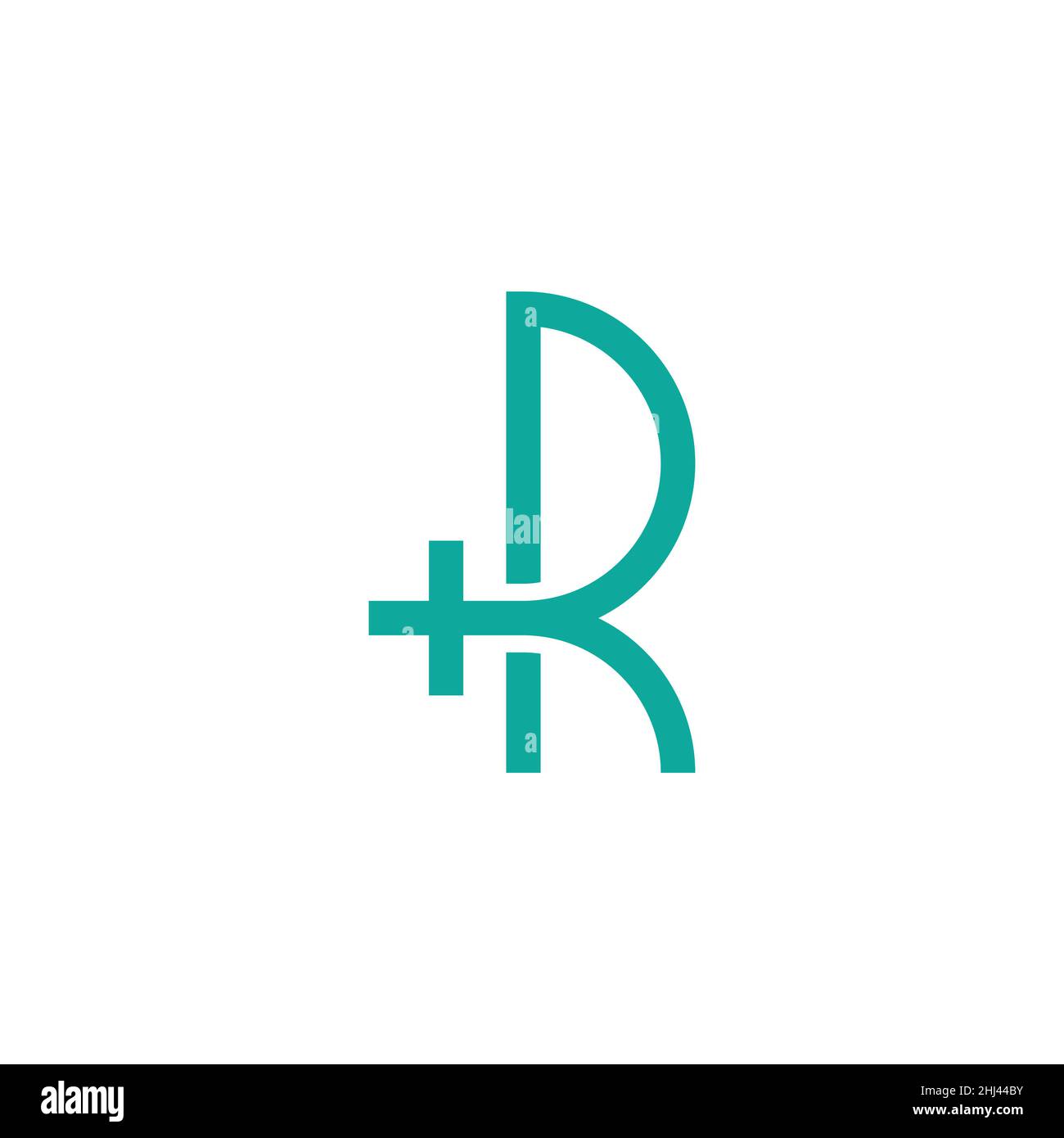 R plus logo vector vectors hi-res stock photography and images - Alamy