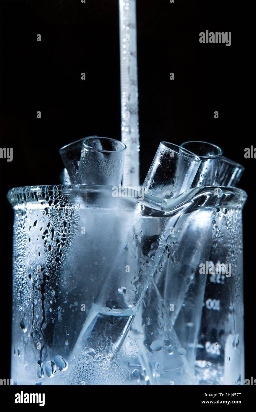 Beaker and test tubes Stock Photo - Alamy