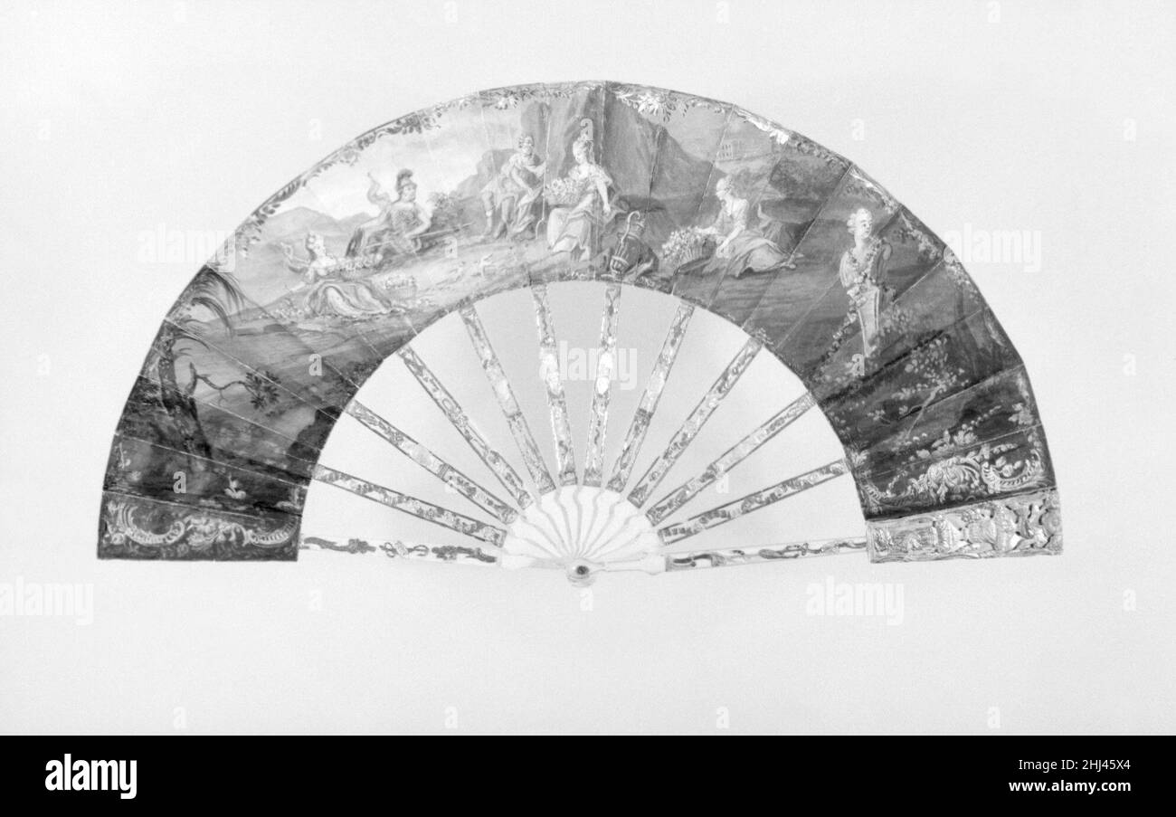 Fan 18th century French. Fan 209812 Stock Photo - Alamy