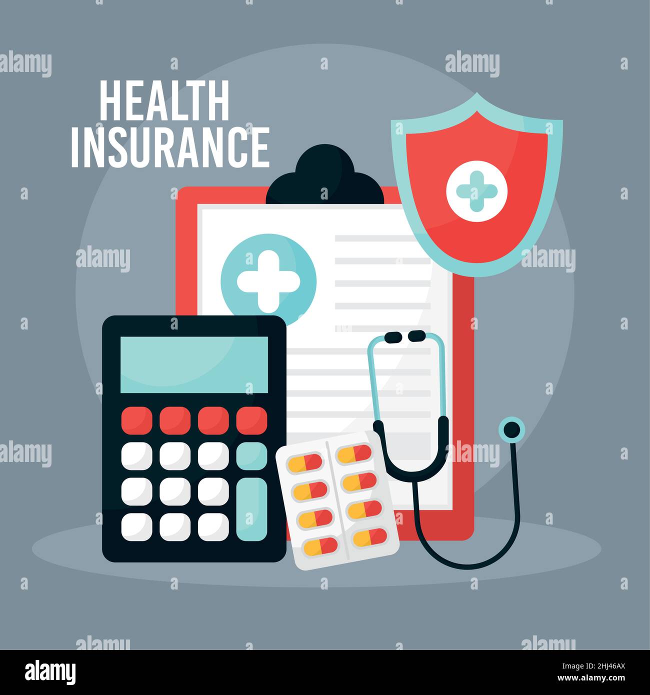 health insurance card Stock Vector Image & Art - Alamy