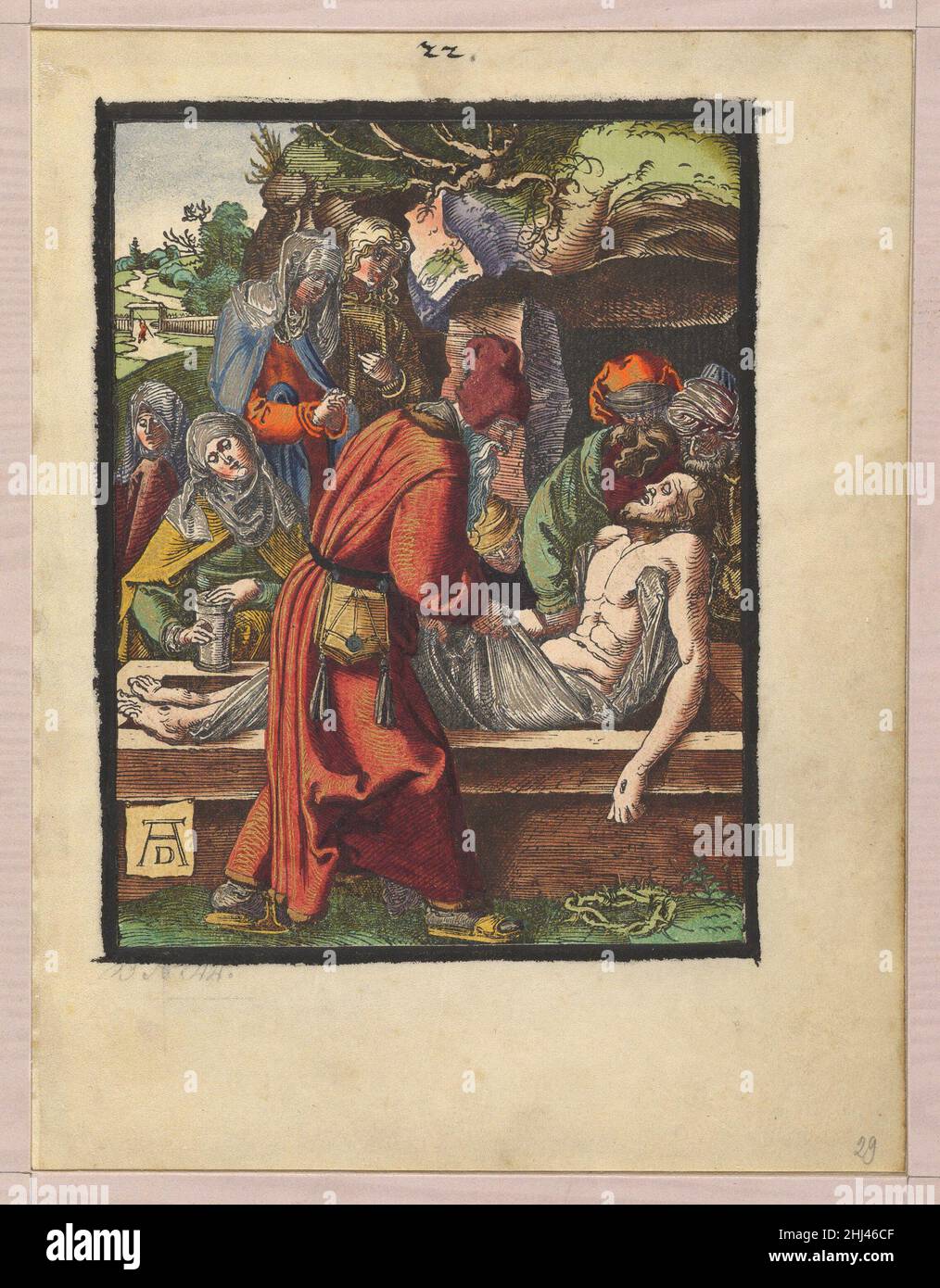 Deposition, from the Small Woodcut Passion 1509-1510 Albrecht Dürer ...