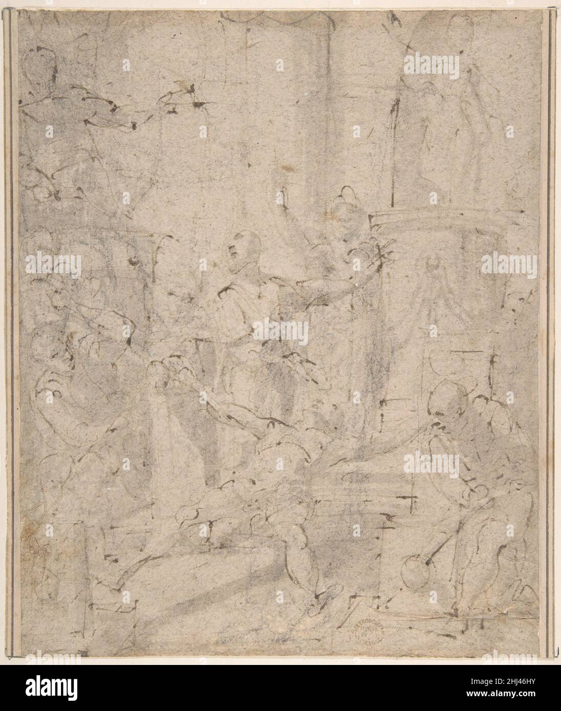 Martyrdom of Saint Andrew 17th century Anonymous, Italian, Roman ...