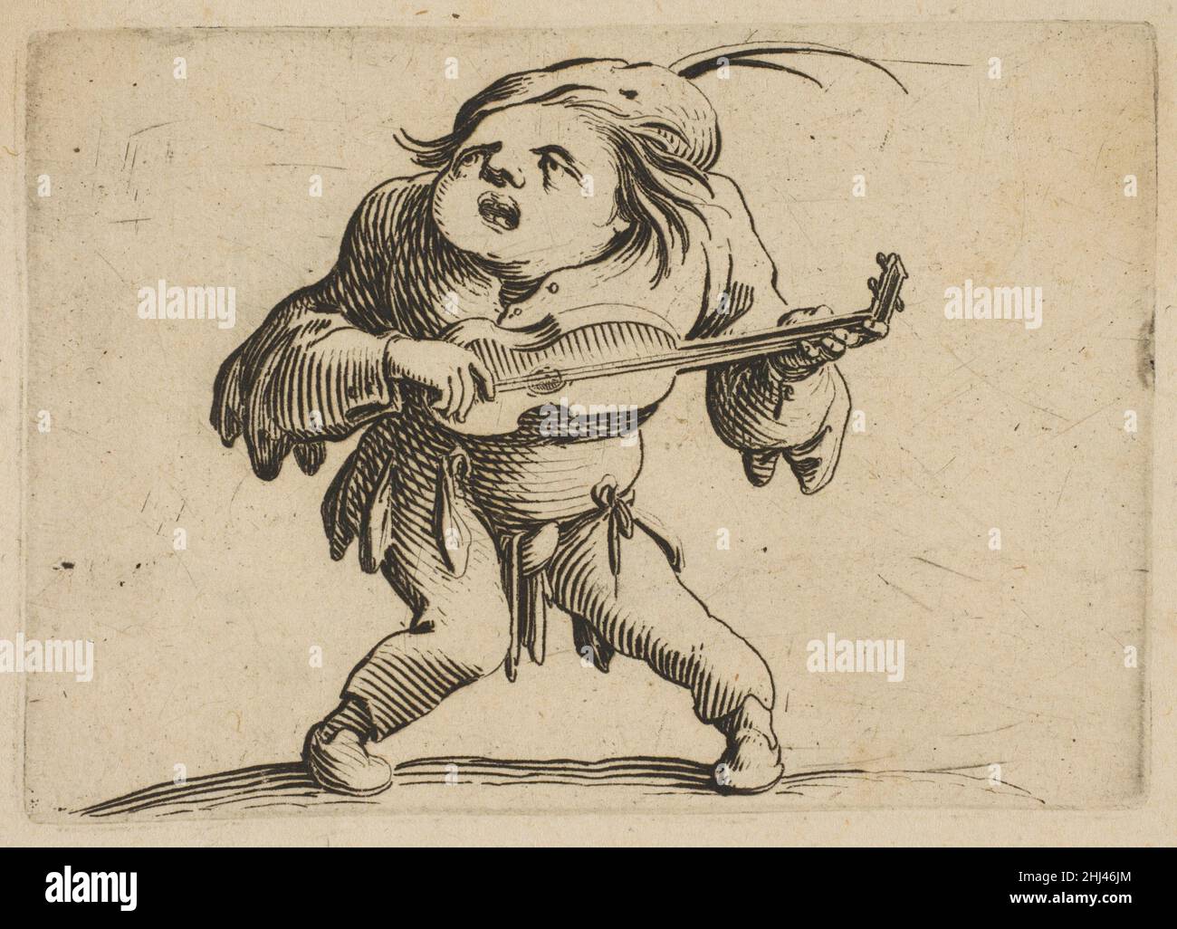 Le Bancal Jouant de La Guitar (The Bandy-Legged Man Playing the Guitar ...