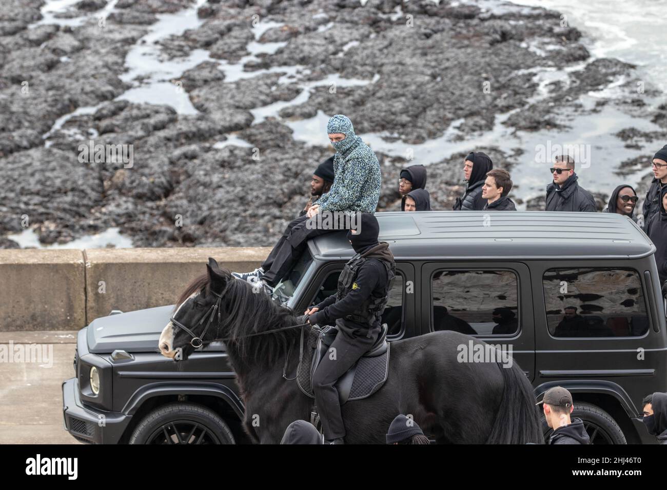 Peacehaven, UK. 26th Jan, 2022. Chart-topping rappers Aitch and ArrDee ...