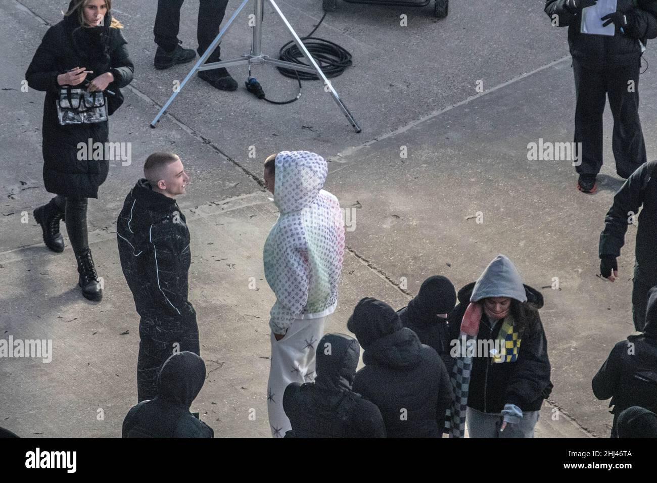 Peacehaven, UK. 26th Jan, 2022. Chart-topping rappers Aitch and ArrDee ...