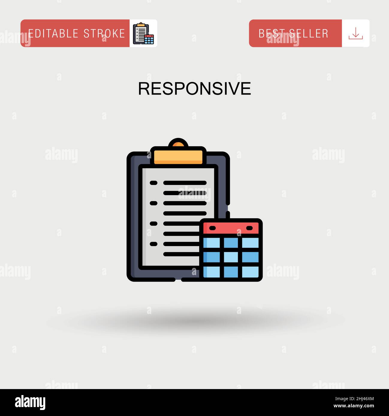 Responsive Simple vector icon Stock Vector Image & Art - Alamy