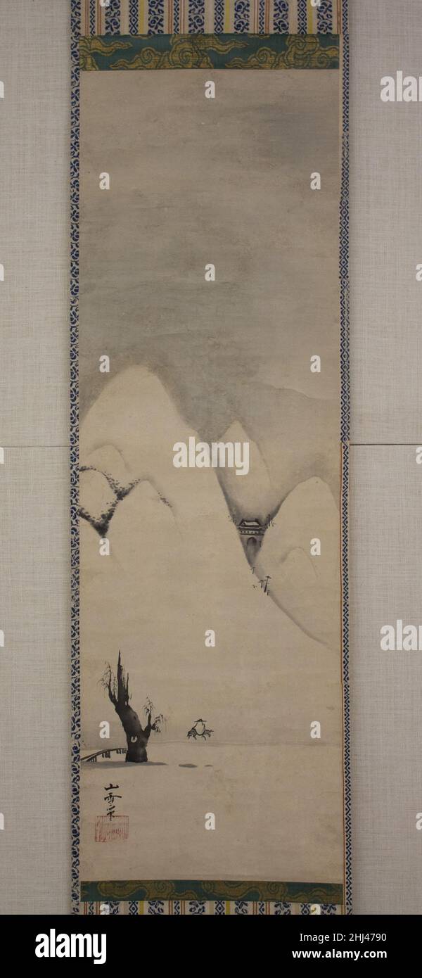 Winter Landscape second quarter of the 17th century Kano Sansetsu ???? Japanese Wintry Chinese ...