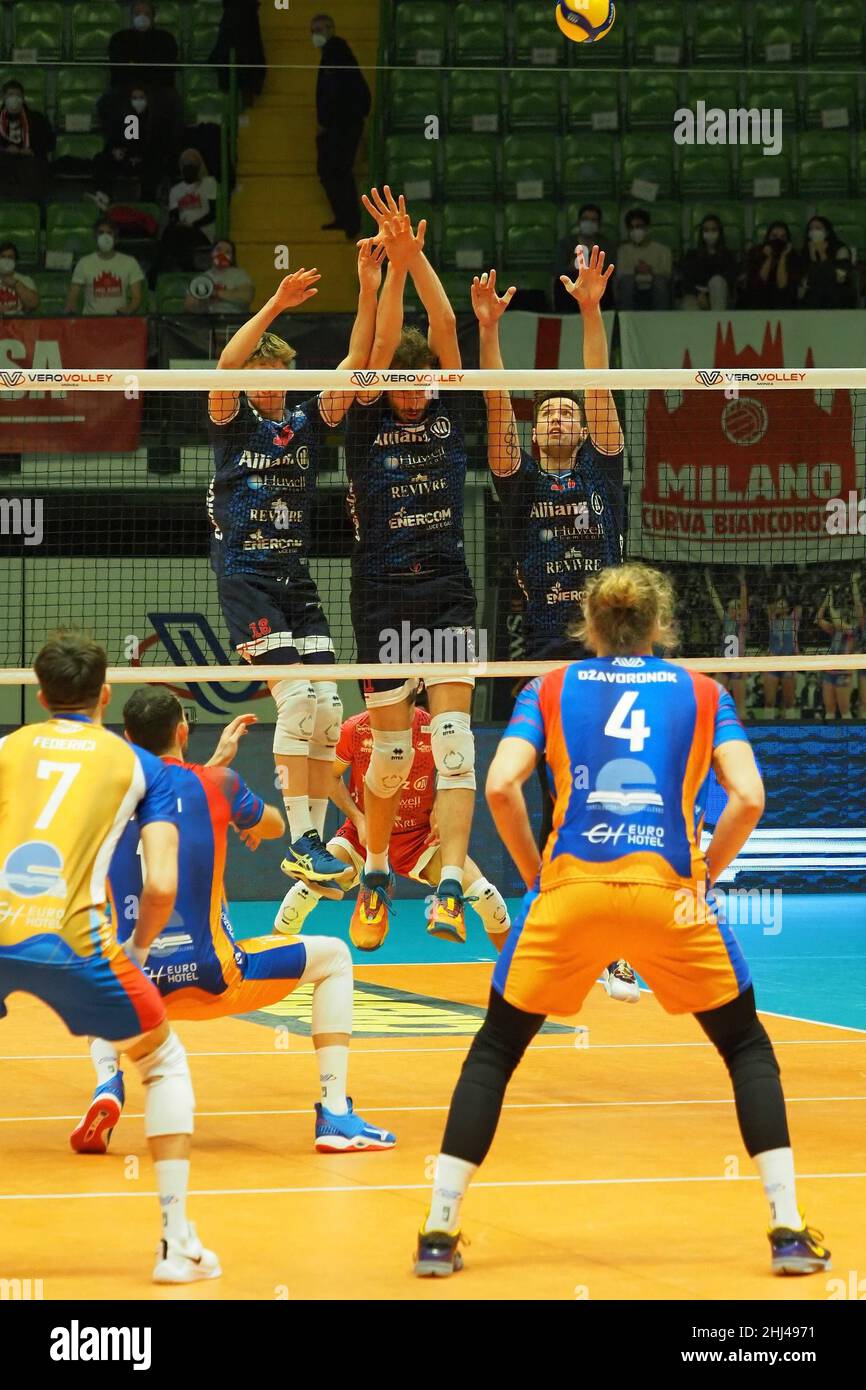 Arena di Monza, Monza, Italy, January 26, 2022, Block by (Allianz ...