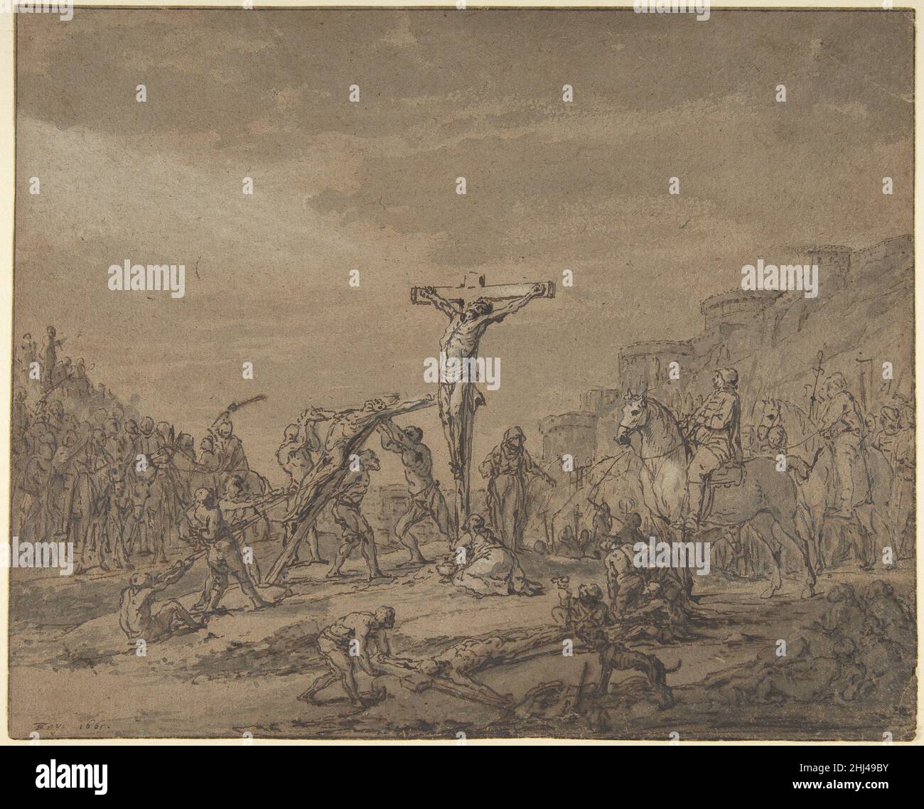 Crucifixion 1665 Attributed to Thomas de Keyser Dutch. Crucifixion ...