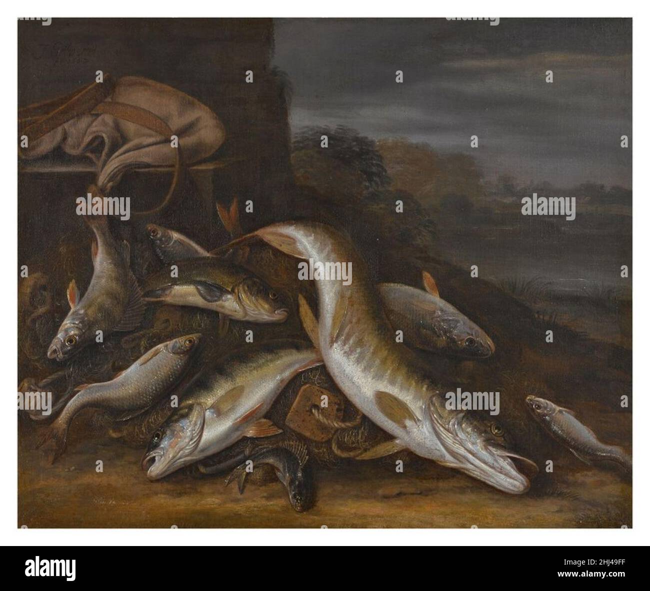 STILL LIFE OF FISH IN A LANDSCAPE Stock Photo - Alamy