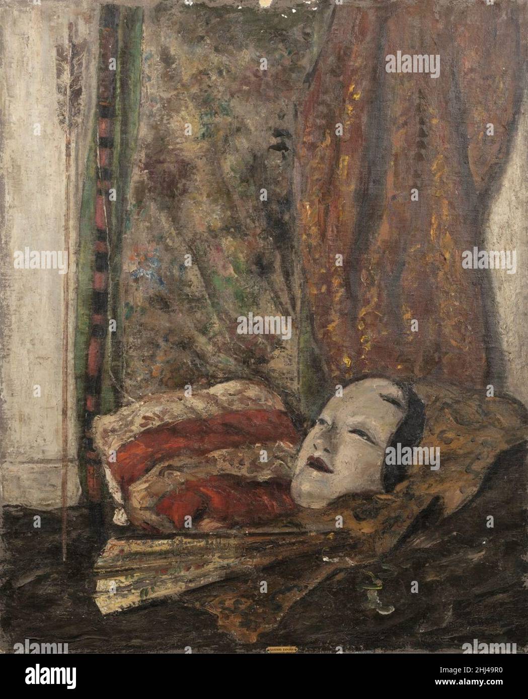 STILL LIFE WITH A MASK, ALSO KNOWN AS THE MASK Stock Photo - Alamy