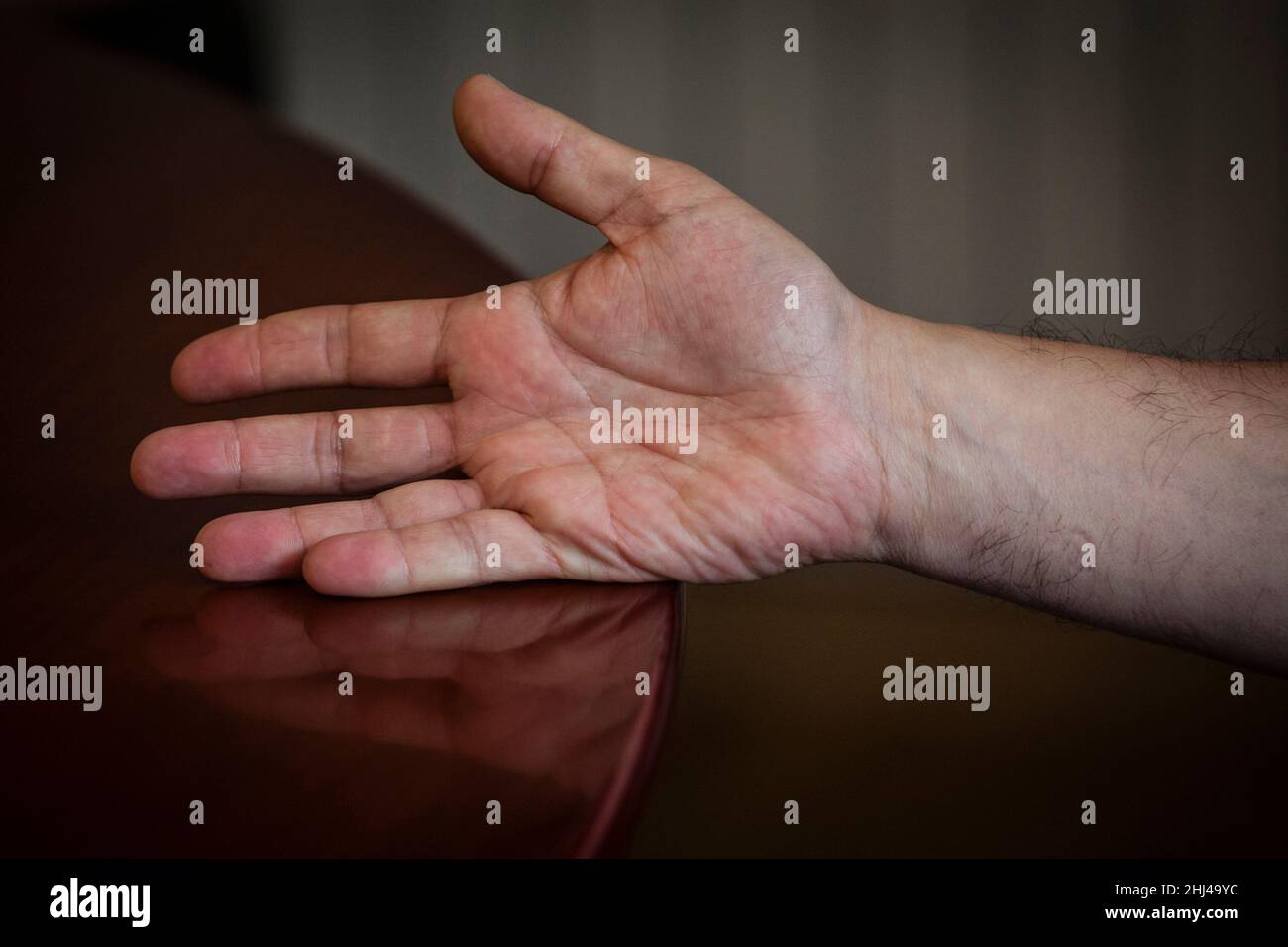 Supported my right hand hi-res stock photography and images - Alamy
