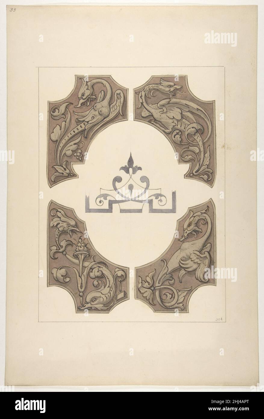 Grotesque designs featuring griffin hi-res stock photography and images ...