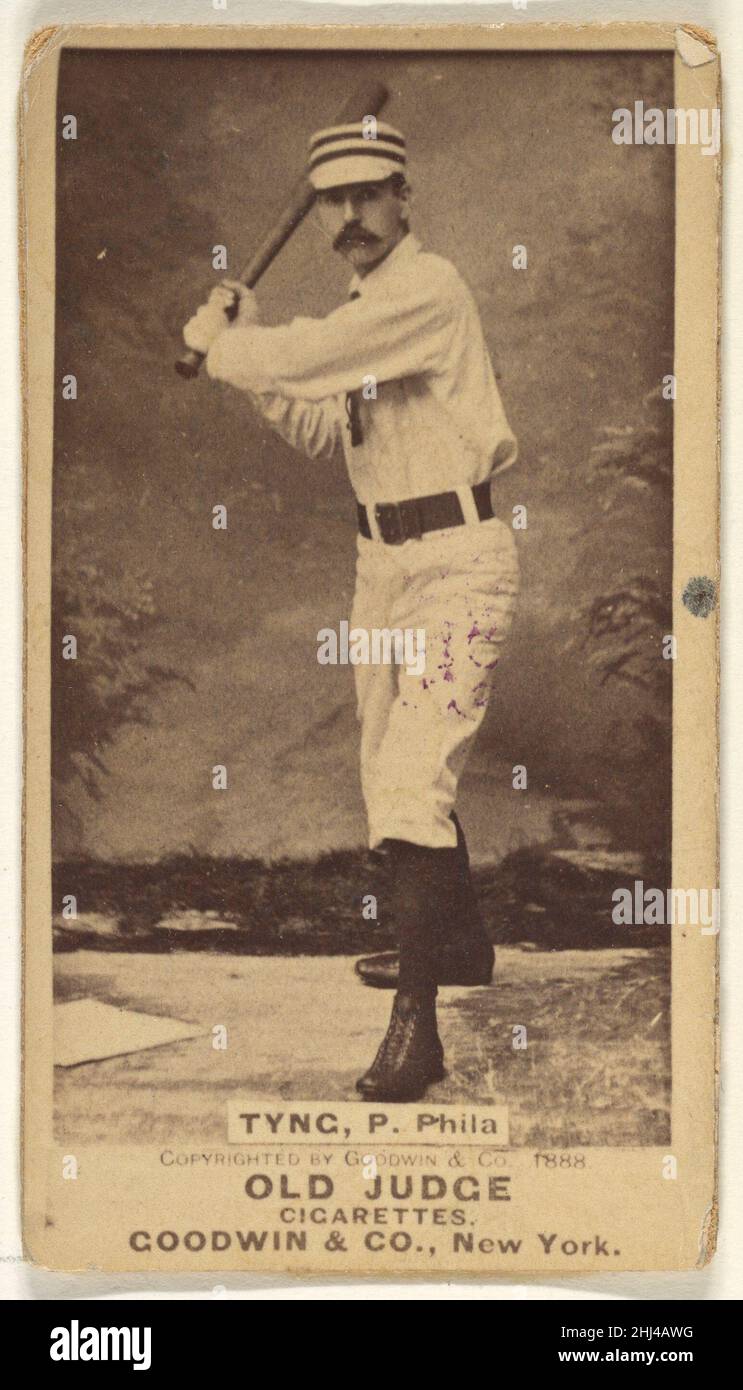 James Alexander "Jim" Tyng, Pitcher, Philadelphia, from the Old Judge ...
