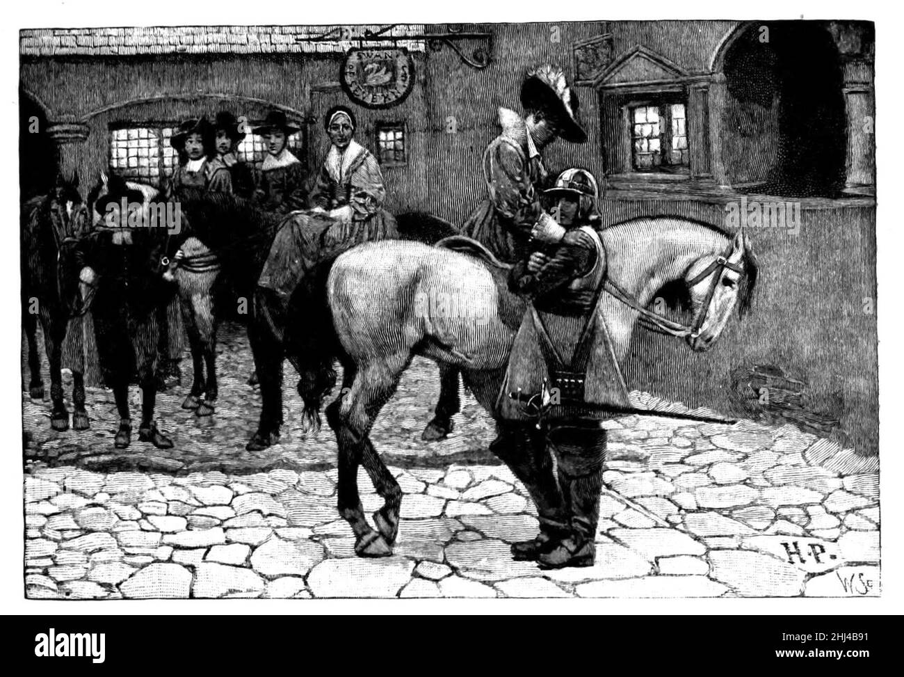 Still she looked upon me, by Howard Pyle Stock Photo - Alamy