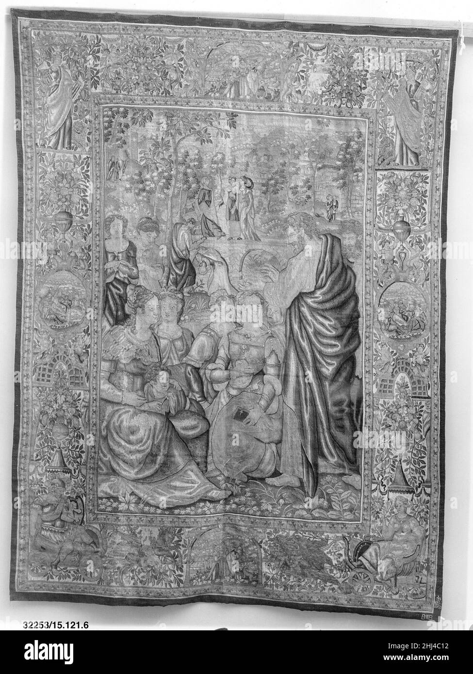 Paul Preaching at Philippi from a set of Scenes from the Life of Saint ...