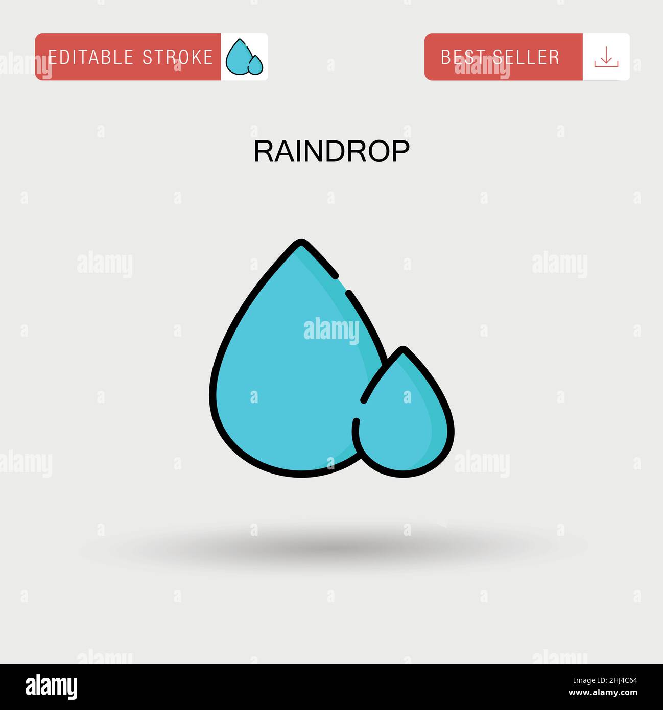 Raindrop Stock Vector Images - Alamy