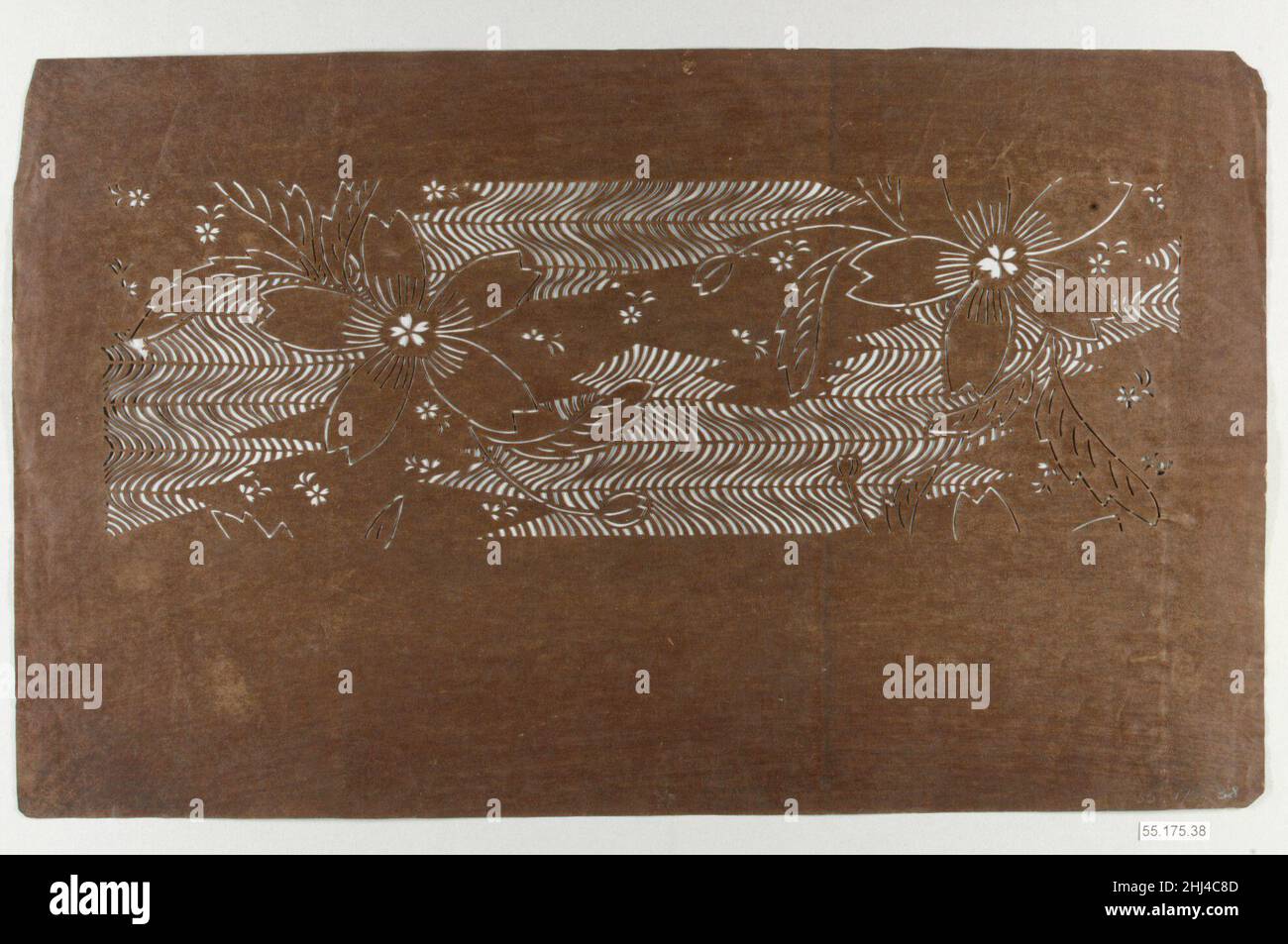 Stencil 19th century Japan. Stencil. Japan. 19th century. Paper ...