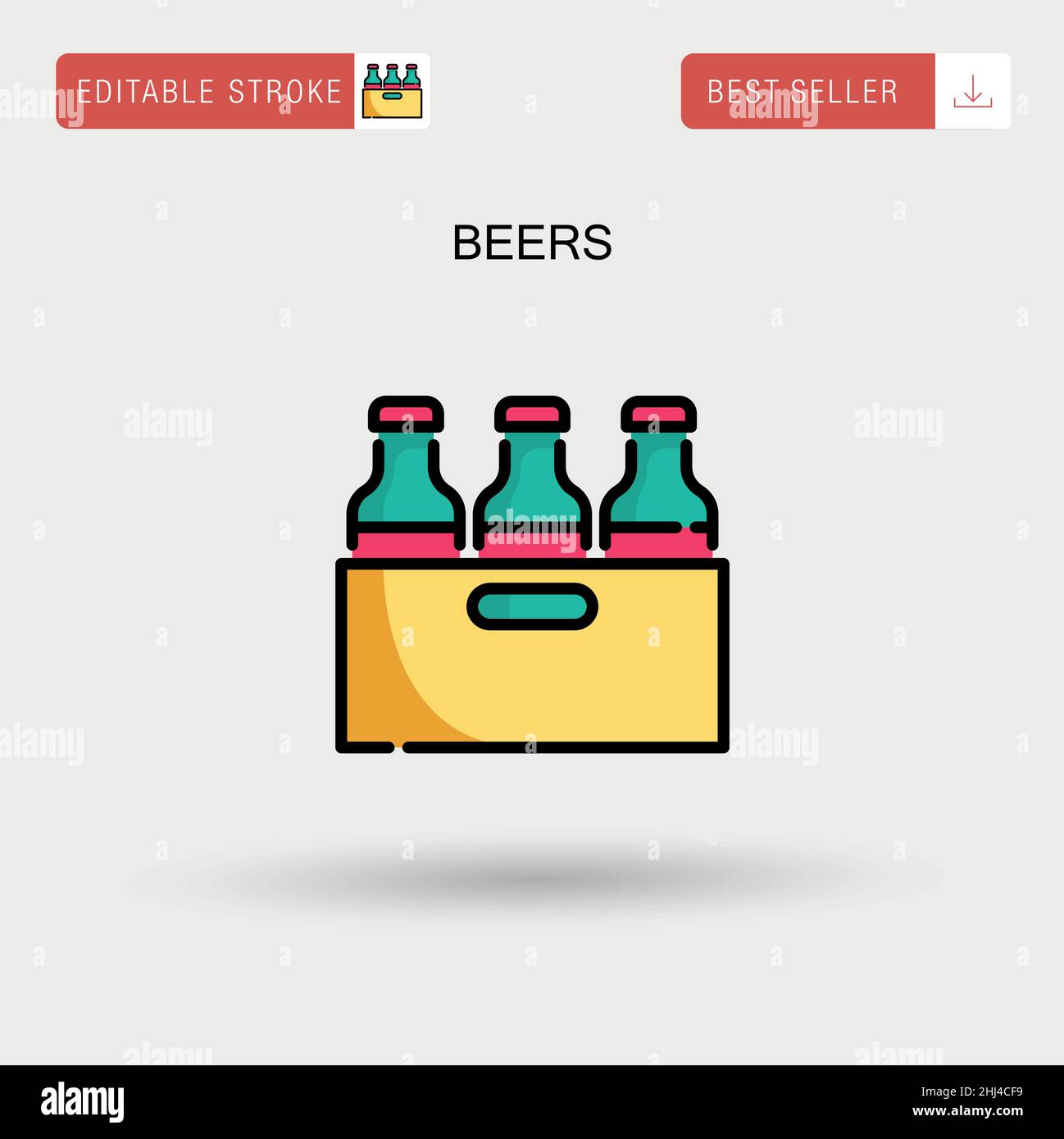 Draft beer beers Stock Vector Images - Alamy