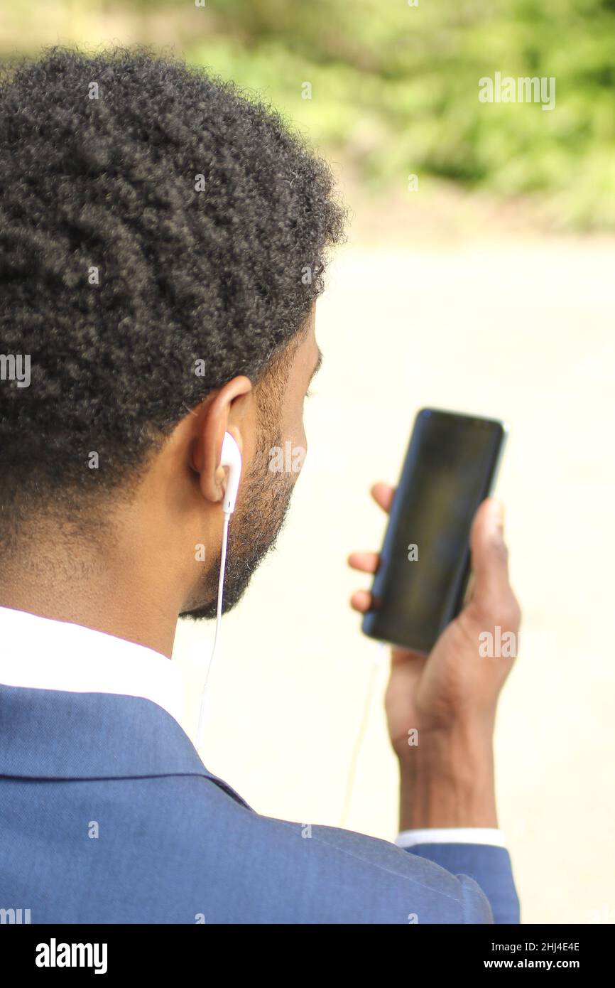 Portrait of a beautiful business man outside Stock Photo - Alamy
