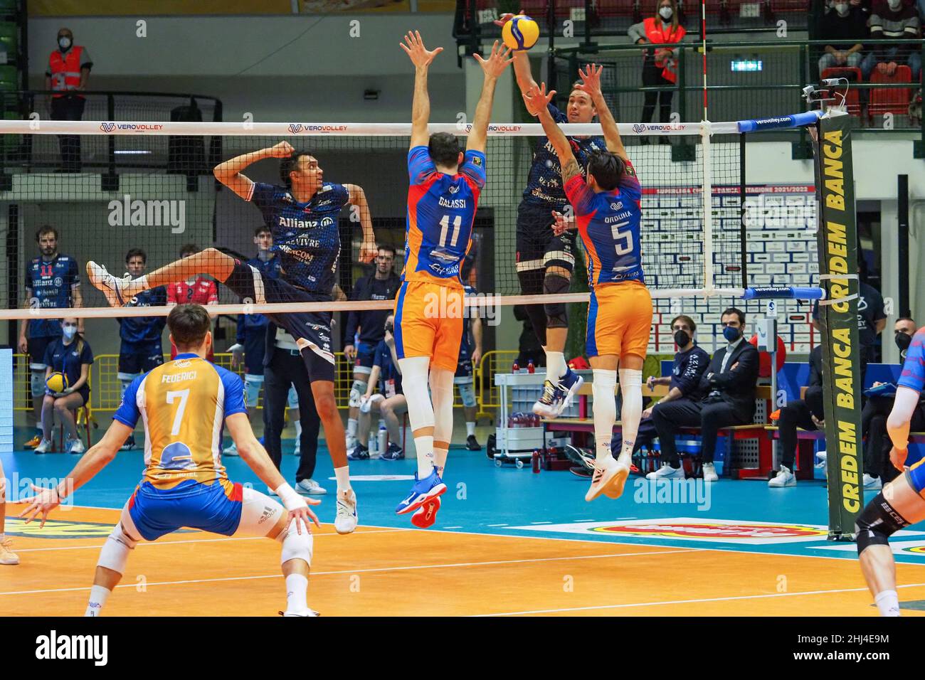 Arena di Monza, Monza, Italy, January 26, 2022, block from Gianluca ...