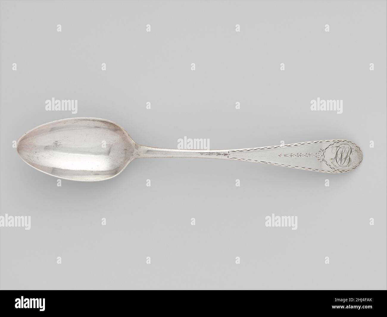 Table Spoon 1780–90 Benjamin Halsted. Table Spoon 8131 Stock Photo - Alamy
