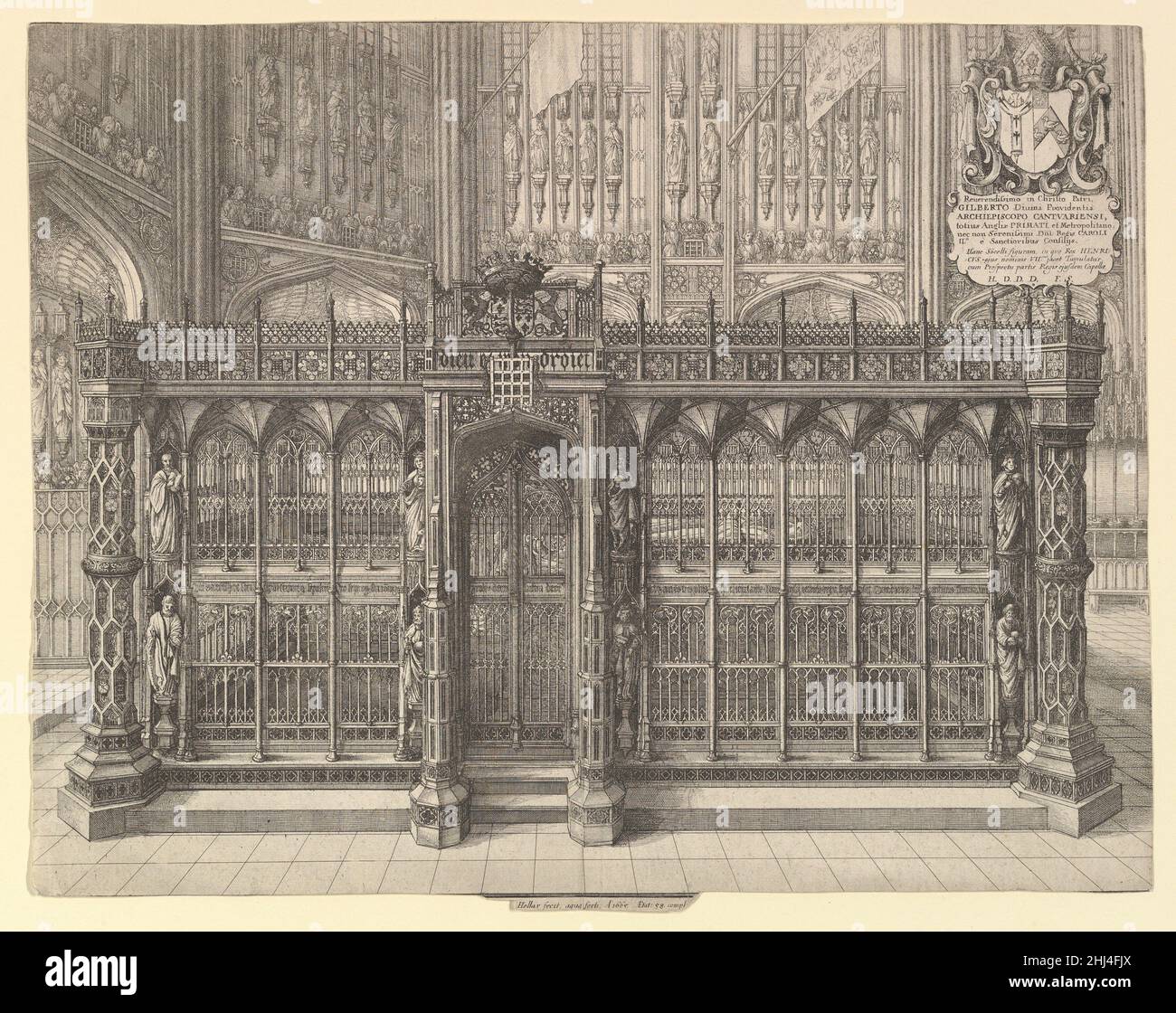 Tomb of Henry VII (from Francis Sandford, "Genealogical History of the ...