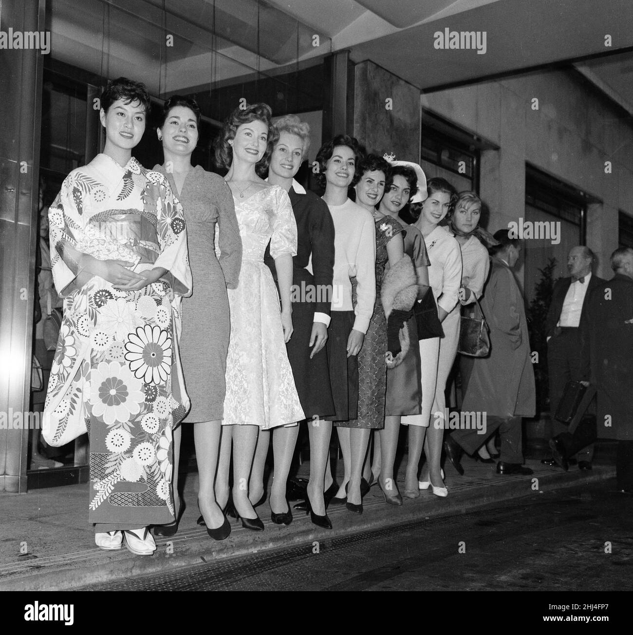 Miss world contest 1950s hi-res stock photography and images - Alamy
