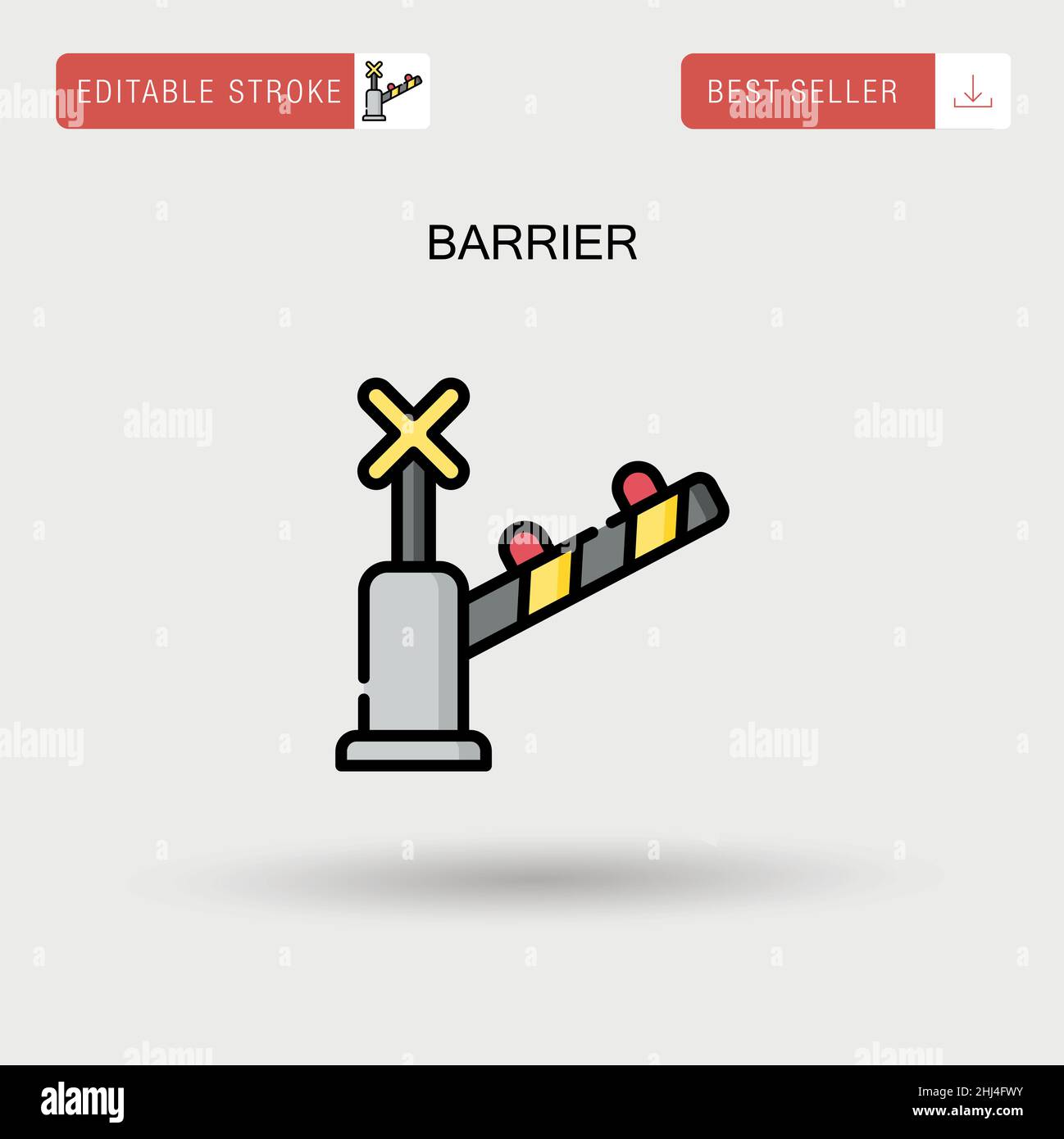 Water safety barrier Stock Vector Images - Alamy