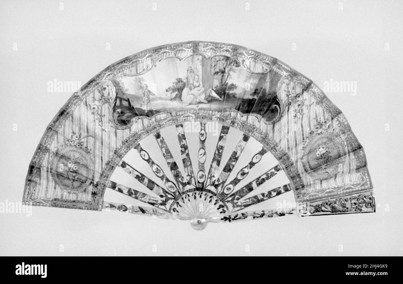 Fan 18th century French. Fan 209875 Stock Photo - Alamy
