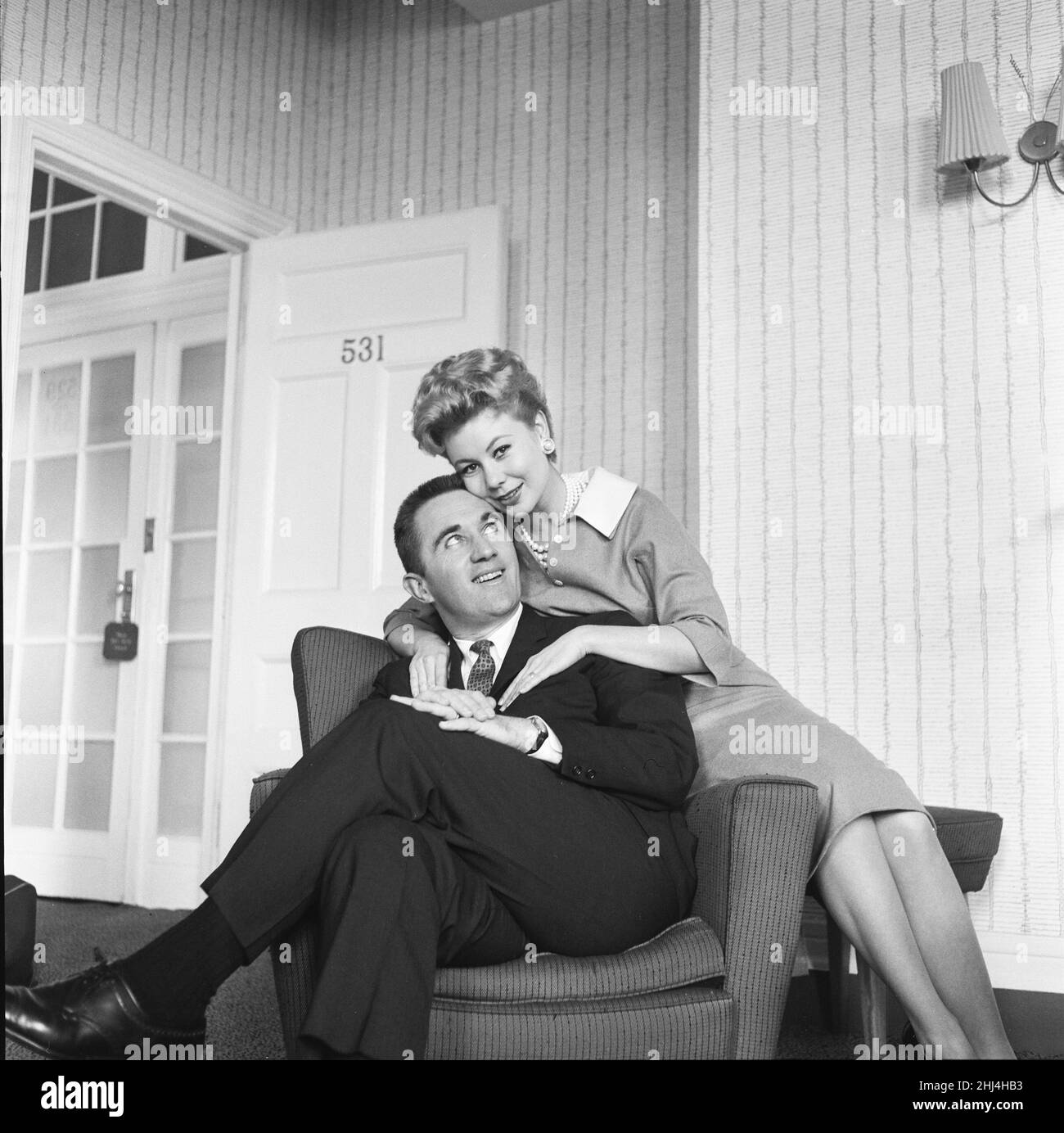 Mitzi Gaynor, American actress, singer & dancer, who is in the UK to ...