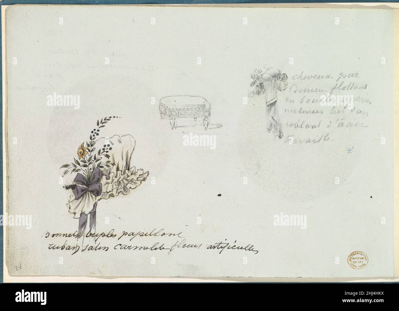 Bonnet drawings hi-res stock photography and images - Alamy