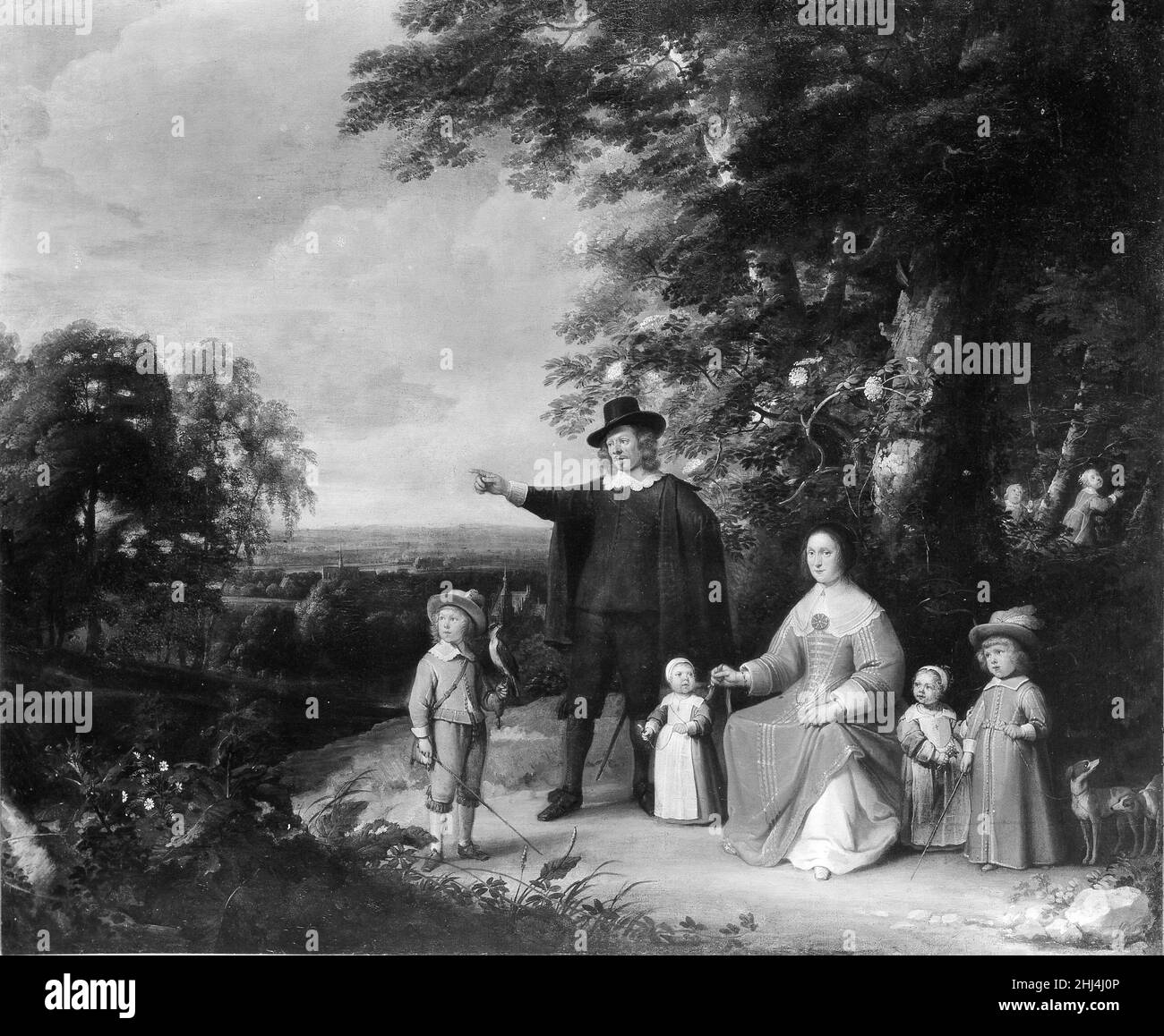 Family Group in a Landscape ca. 1645 Jacques d'Arthois Flemish. Family ...