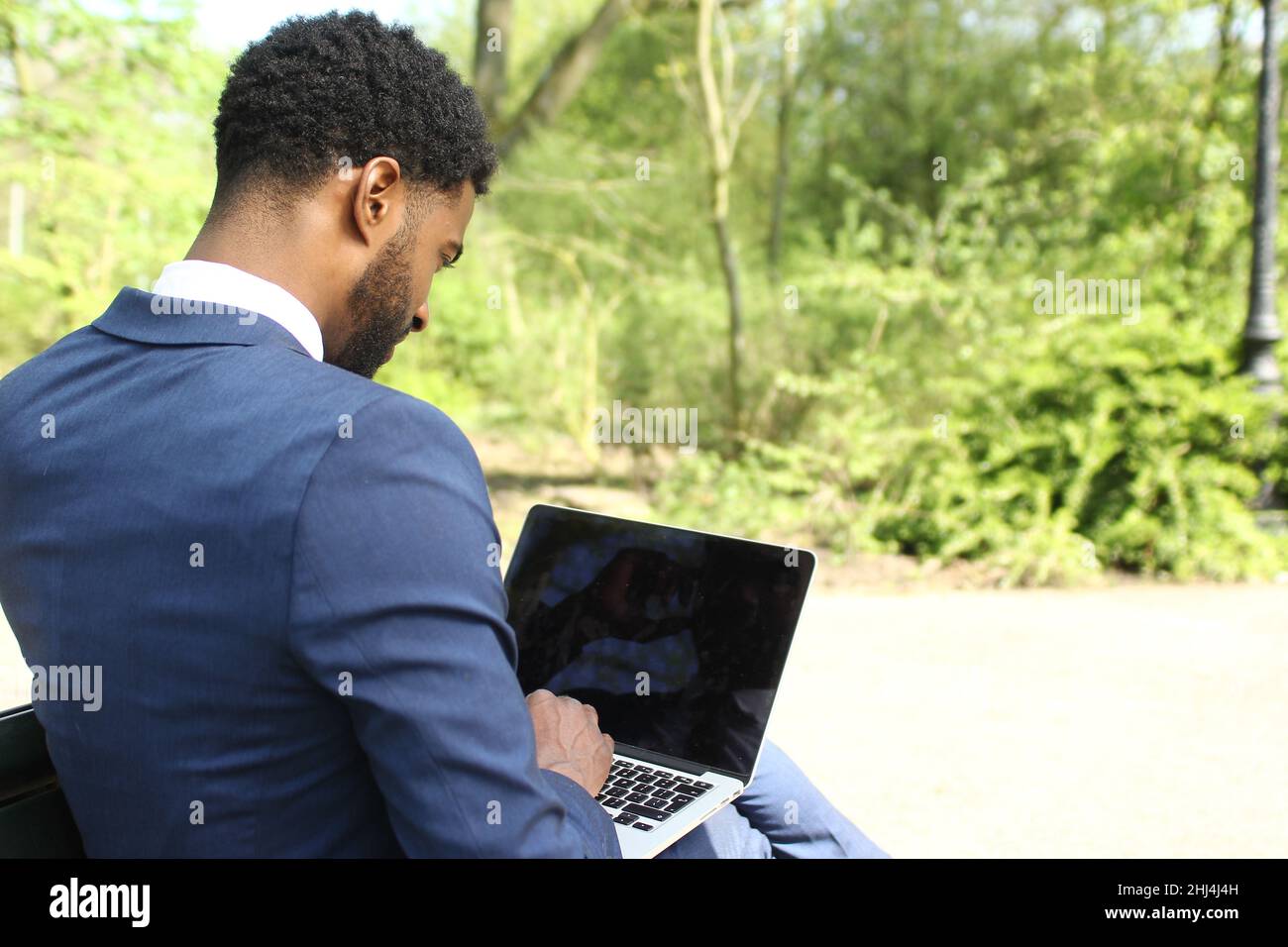 Portrait of a beautiful business man outside Stock Photo - Alamy