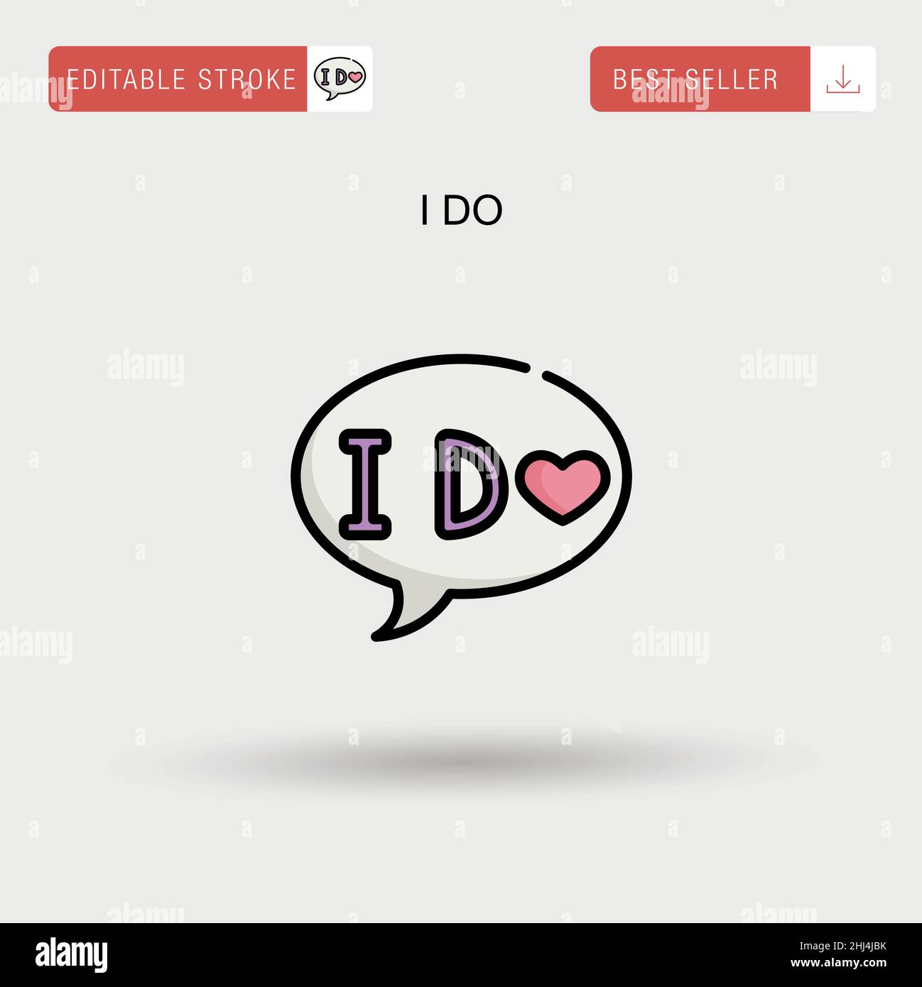 I do Simple vector icon Stock Vector Image & Art - Alamy