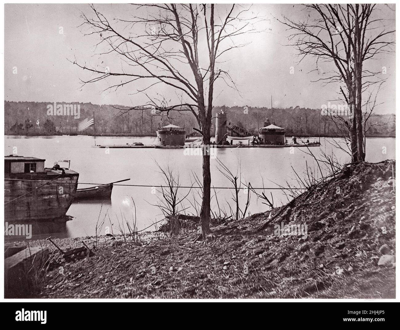 Onondaga civil war monitor deck hi-res stock photography and images - Alamy