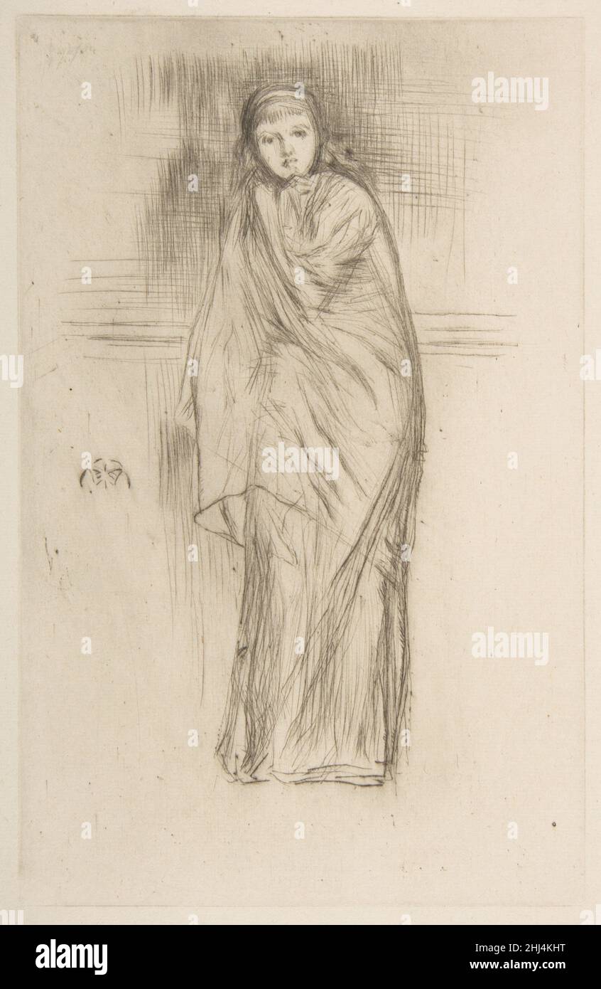 The Model Resting (Draped Model) 1870 James McNeill Whistler American ...