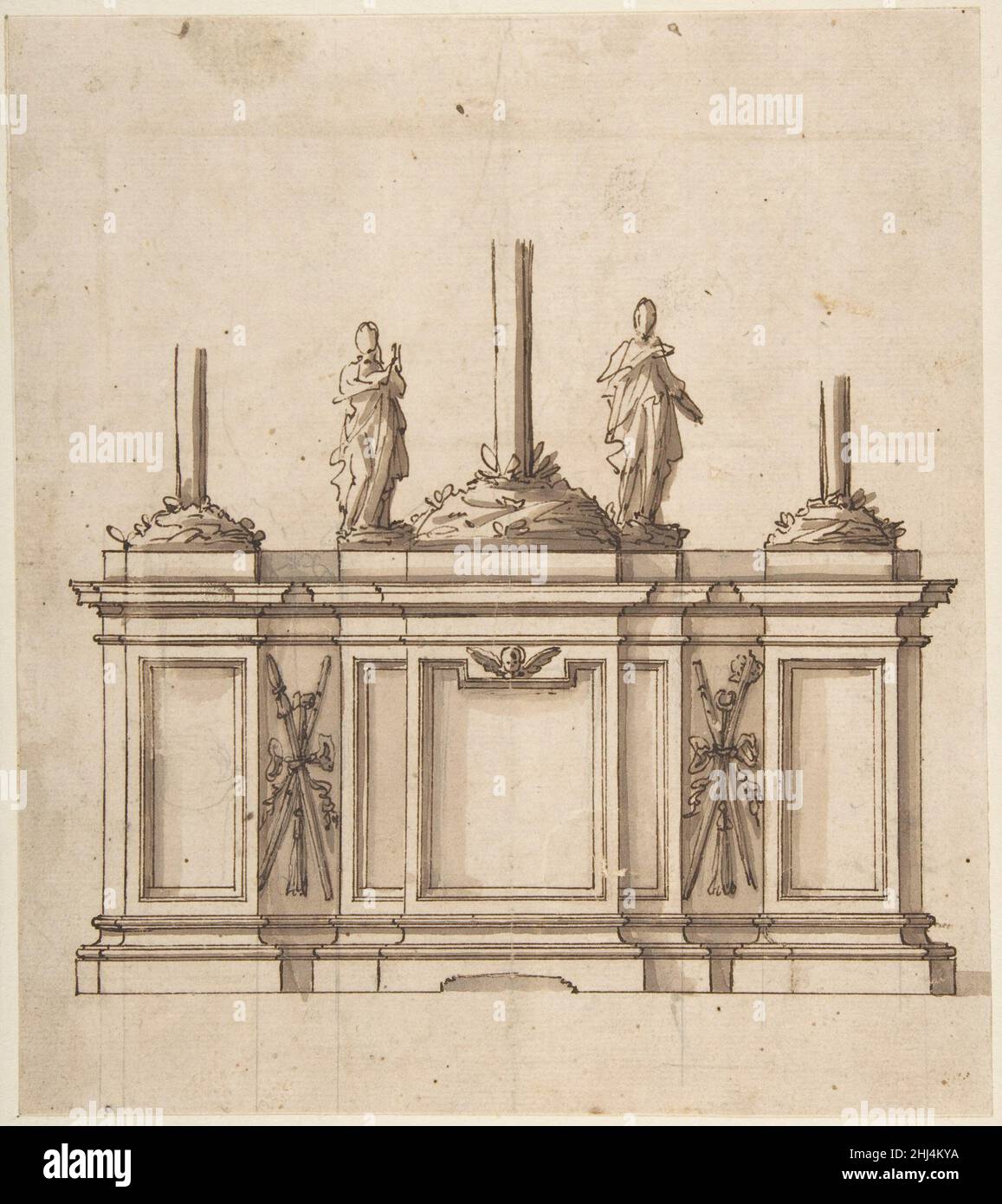 Design for an Altar 18th century Anonymous, Italian, Bolognese 18th ...
