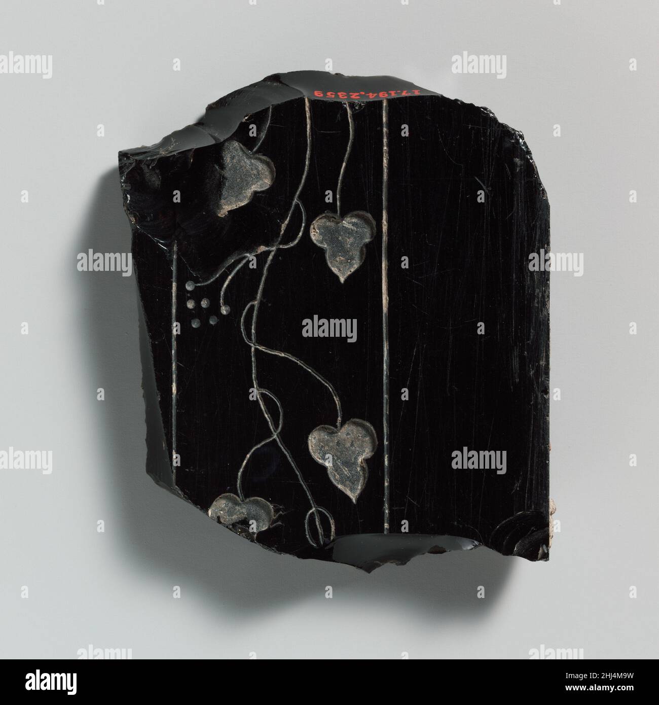 Obsidian revetment slab fragment 1st century A.D. Roman Obsidian, a ...