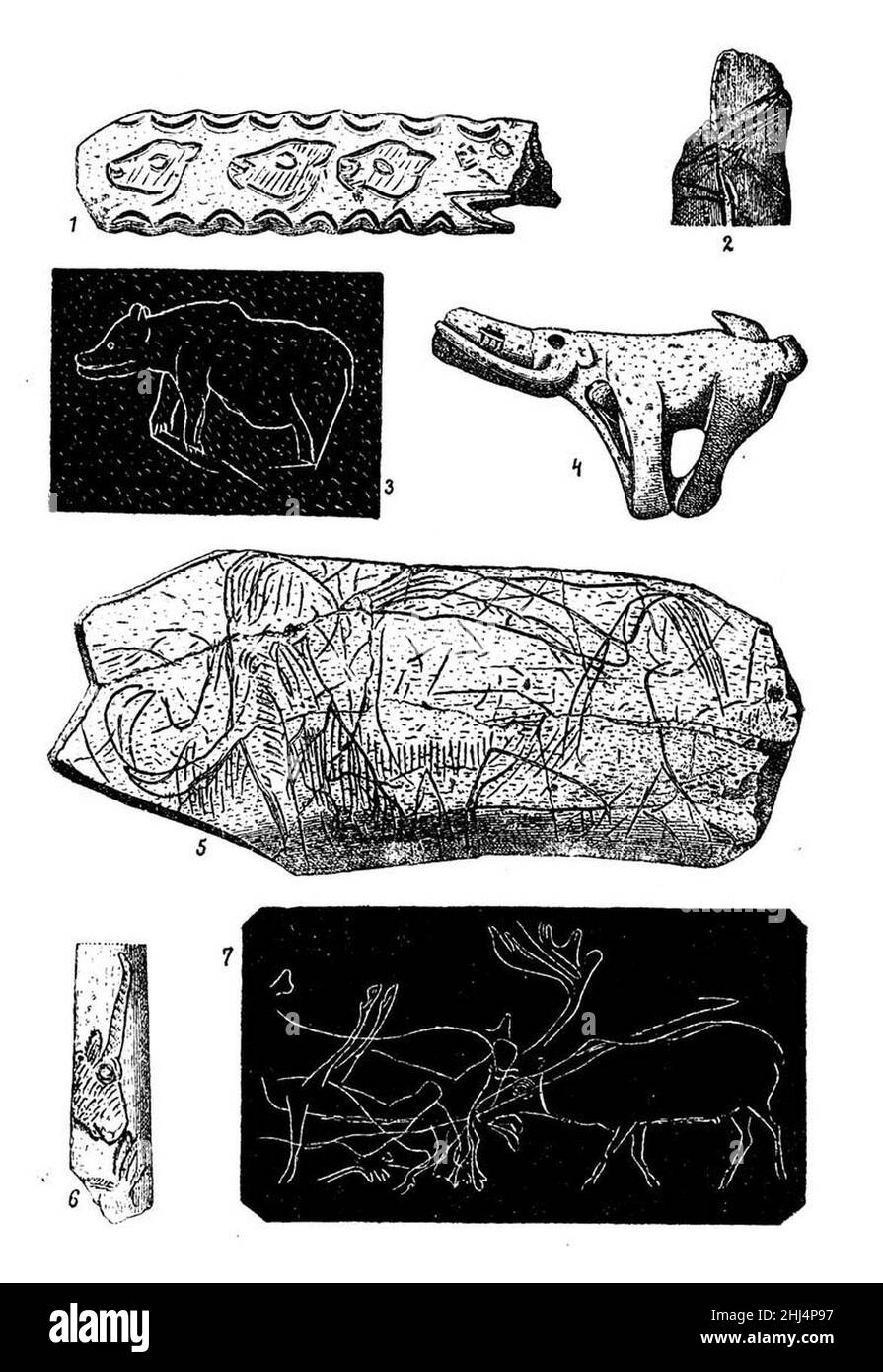 Stone age art Stock Photo - Alamy